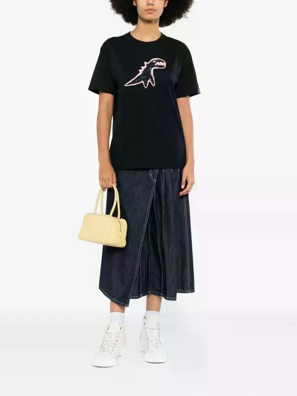 AGNES B. Dinosaur-patch T-shirt