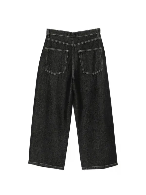 Christian Wijnants Pavia Contrast-stitch Wide-leg Jeans