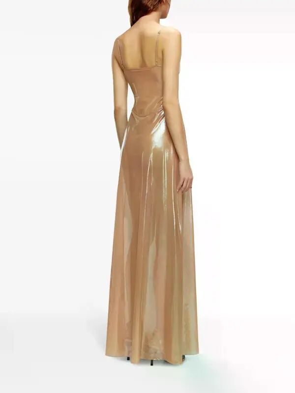 DIESEL® D-rooney Metallic Sheer Gown