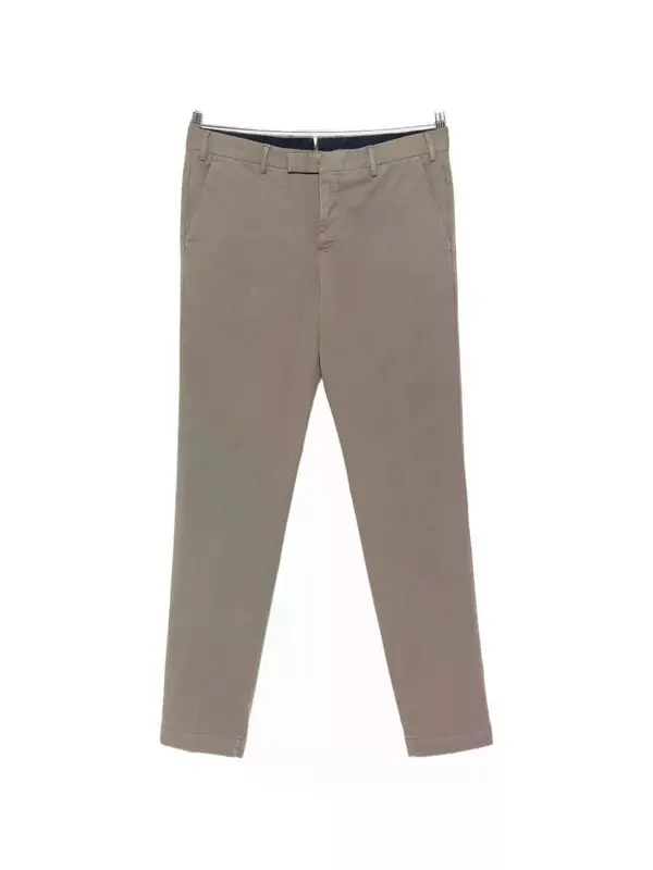 PT TORINO Belted Chino Trousers - Grey