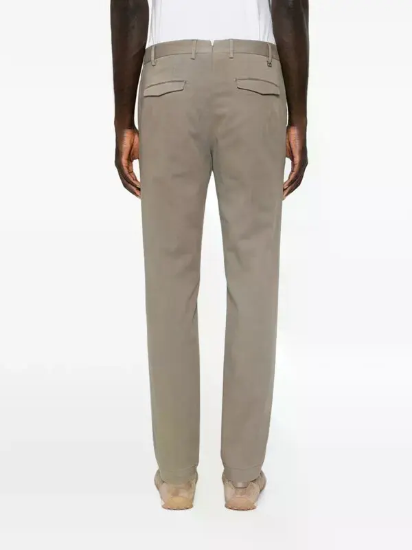 PT TORINO Belted Chino Trousers - Grey