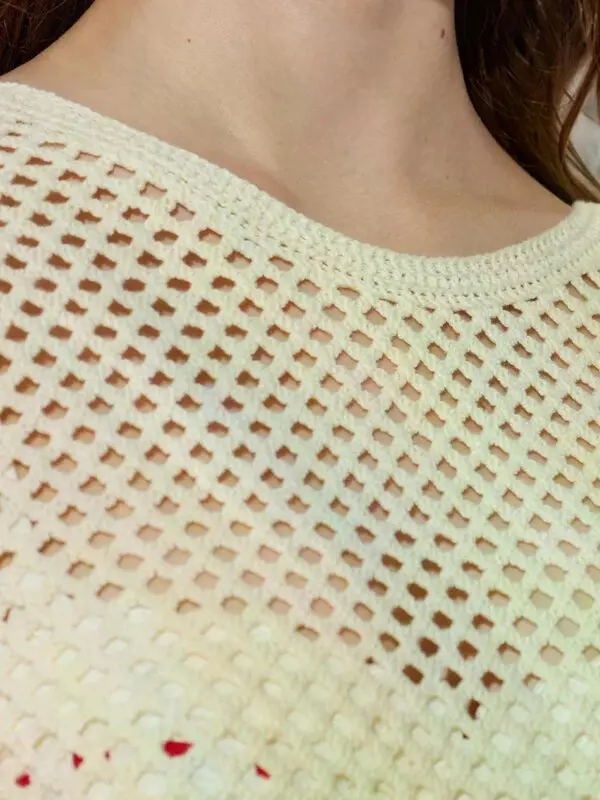 Posse Saskia Crochet-knit Mini Dress