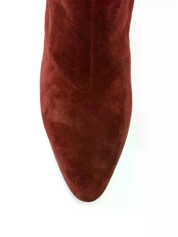 FORTE_FORTE Suede Pointed-toe Ankle Boots