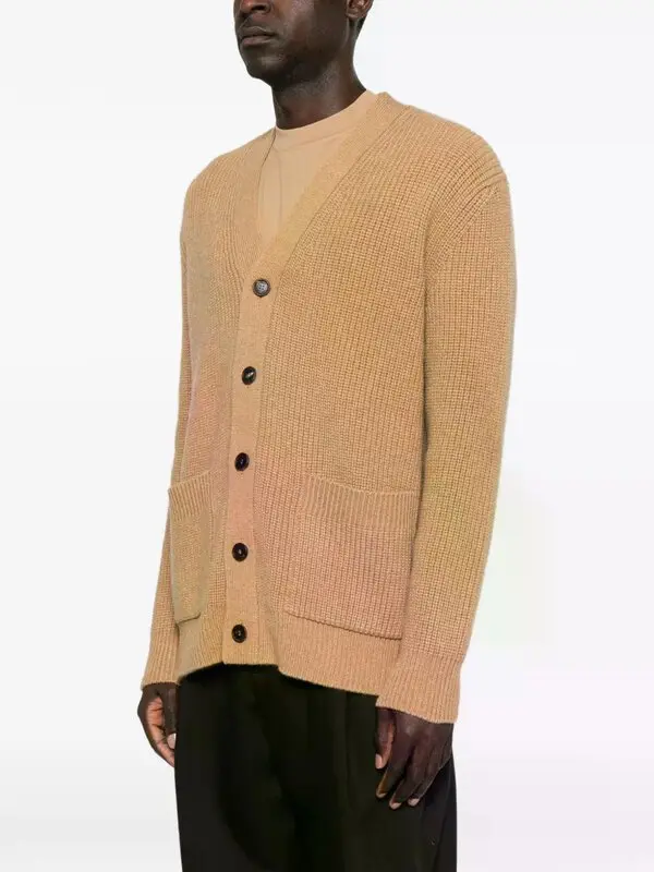 Malo Ribbed-knit V-neck Cardigan