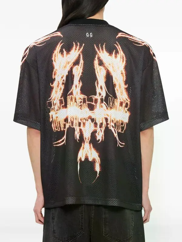 44 LABEL GROUP Graphic Mesh T-shirt