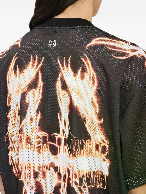 44 LABEL GROUP Graphic Mesh T-shirt