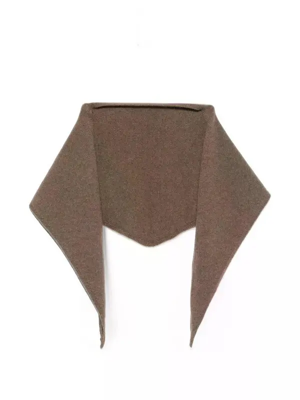 BEYOU Fine-knit Triangular Scarf