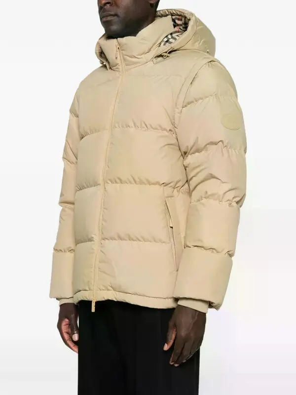 Burberry Bideford Check-lining Hooded Jacket