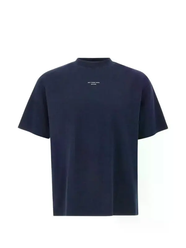 Drole De Monsieur Slogan Classique T-shirt