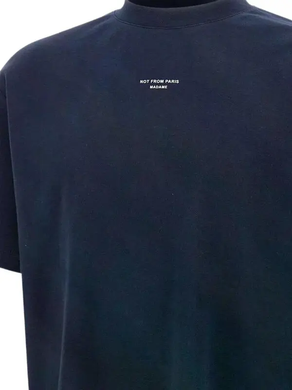 Drole De Monsieur Slogan Classique T-shirt