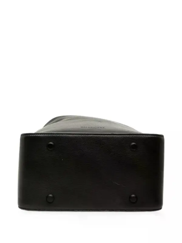 Balenciaga Grained Calfskin Tool 2.0 North South Tote Satchel - Black