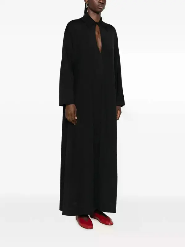 Malo Cut-out Knitted Kaftan