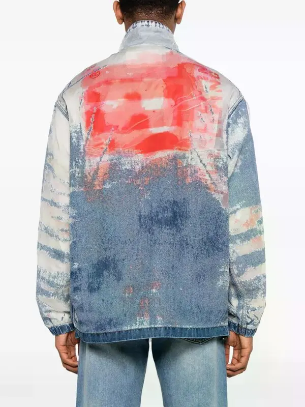 DIESEL® D-krap Devoré-effect Jacket