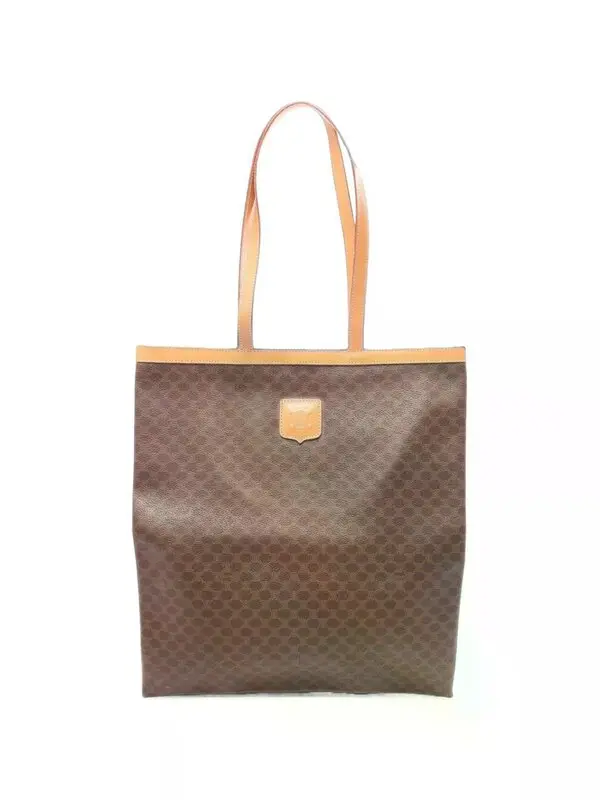 Celine 2010s Macadam Tote Bag - Brown