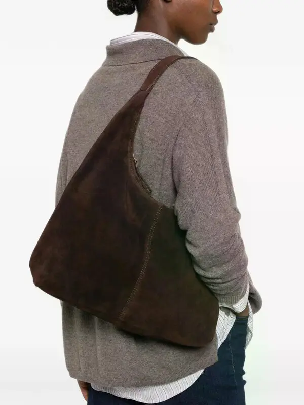 YERSE Suede Leather Shoulder Bag