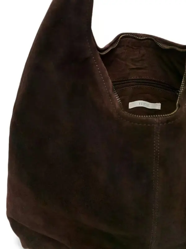 YERSE Suede Leather Shoulder Bag