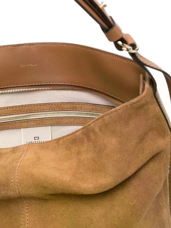 LORISTELLA Giorgia Suede Tote Bag