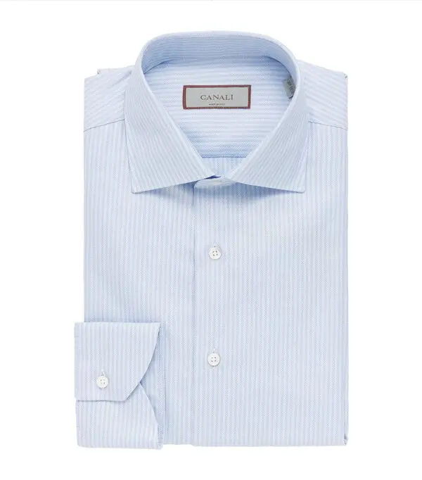 Canali Cotton Micro-stripe Shirt