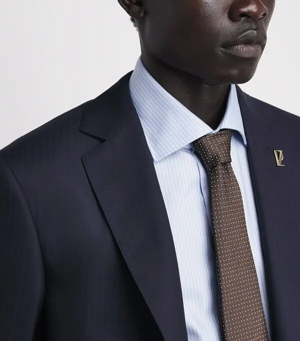 Canali Cotton Micro-stripe Shirt