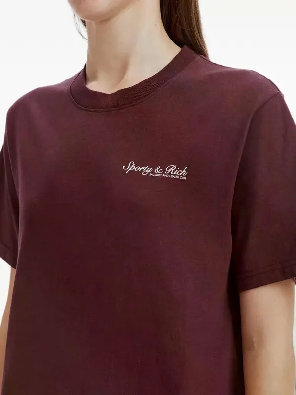 SPORTY & RICH Syracuse Cotton T-shirt