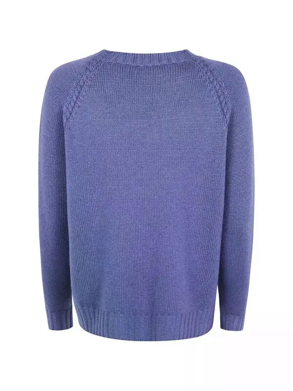 Rossopuro Crew Neck Raglan Sleeve Sweater