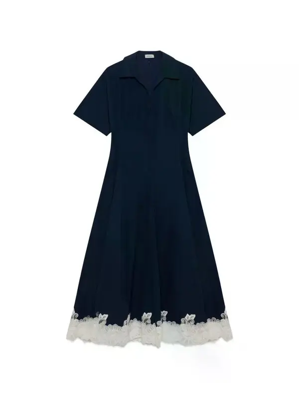 Simkhai Nerris Lace-trim Midi Dress