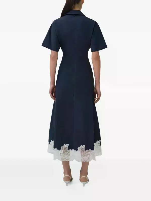 Simkhai Nerris Lace-trim Midi Dress