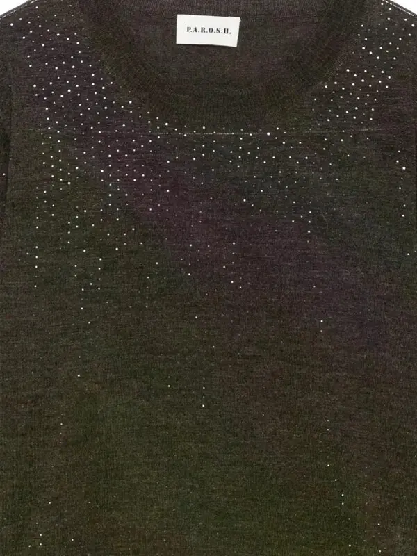 P.a.r.o.s.h Rhinestone-embellished Top
