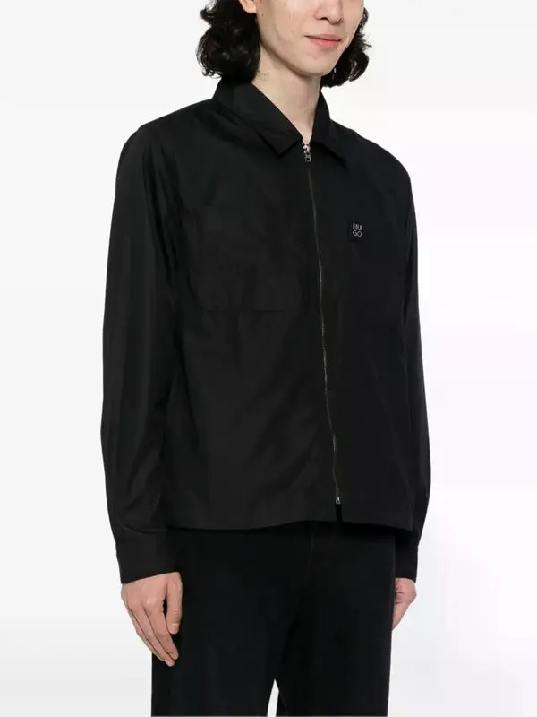 Hugo Logo-appliqué Shirt Jacket