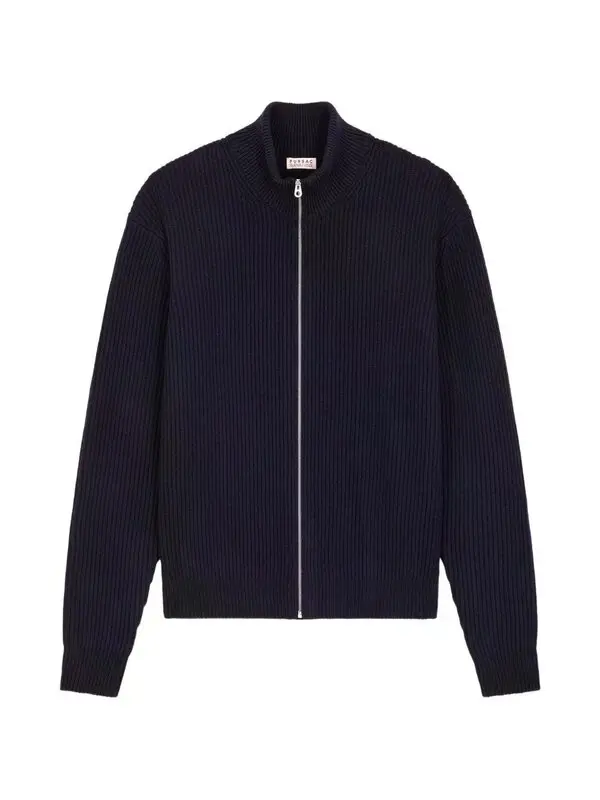 FURSAC Ribbed Zip-up Cardigan