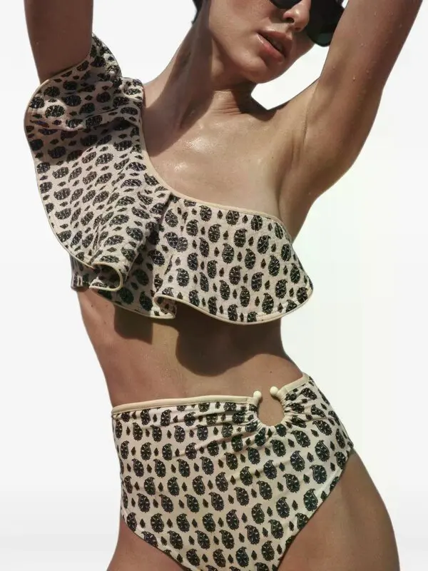 Johanna Ortiz Taita Printed Bikini Bottoms