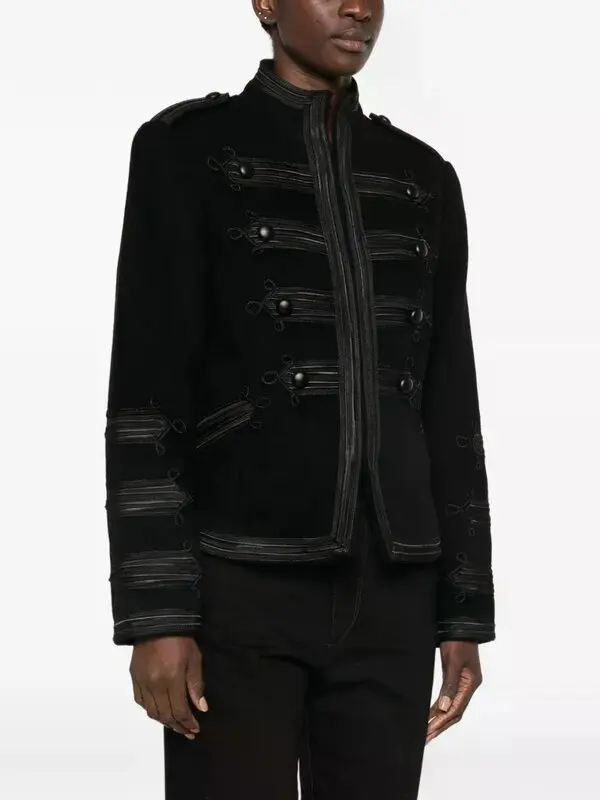 P.a.r.o.s.h Embellished High Neck Jacket