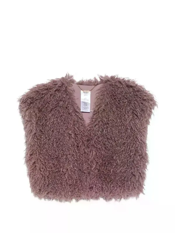 Liu Jo Faux-fur Sleeveless Jacket
