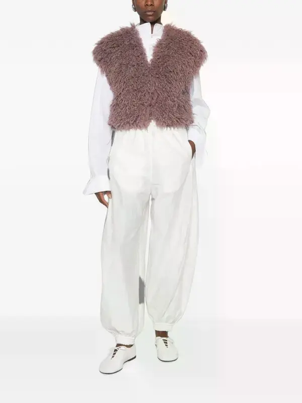 Liu Jo Faux-fur Sleeveless Jacket