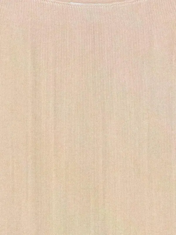 Malo Ribbed-knit Pencil Midi Skirt - Neutrals