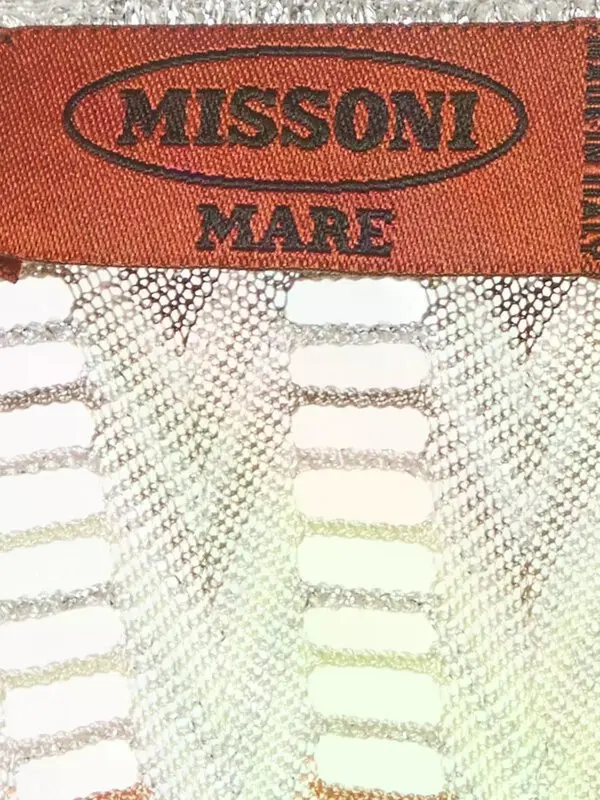 Missoni V-neck Chevron-knit Cover-up