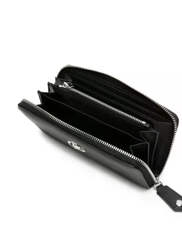 VIVIENNE WESTWOOD Orb-plaque Zip-fastening Wallet