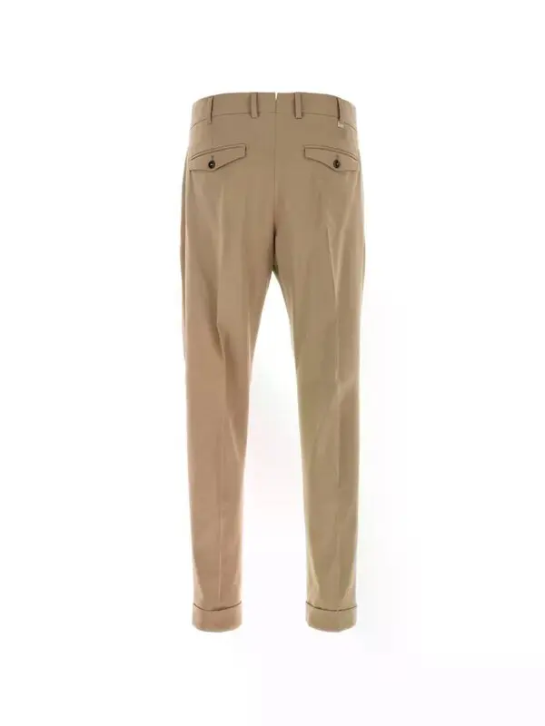 PT TORINO Pleated Turned-up Trousers