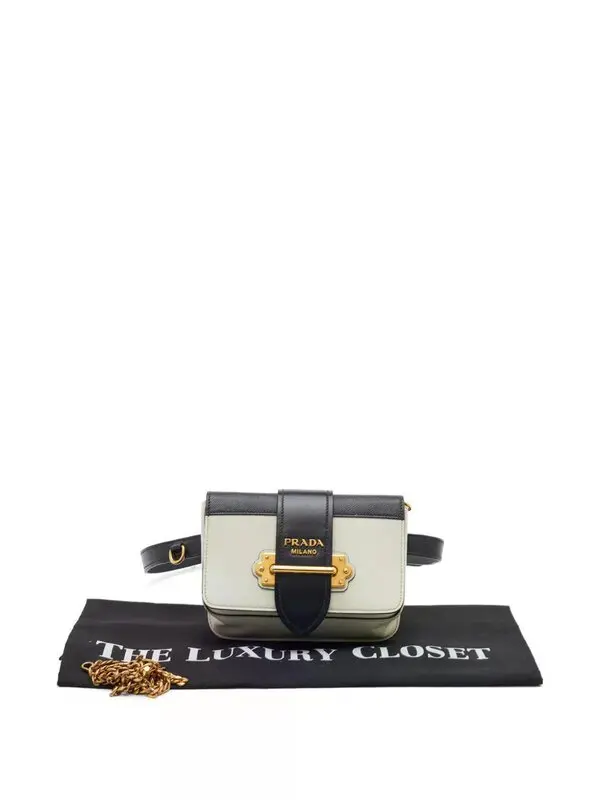 Prada Cahier Logo-detail Belt Bag