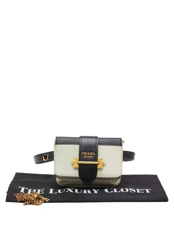 Prada Cahier Logo-detail Belt Bag