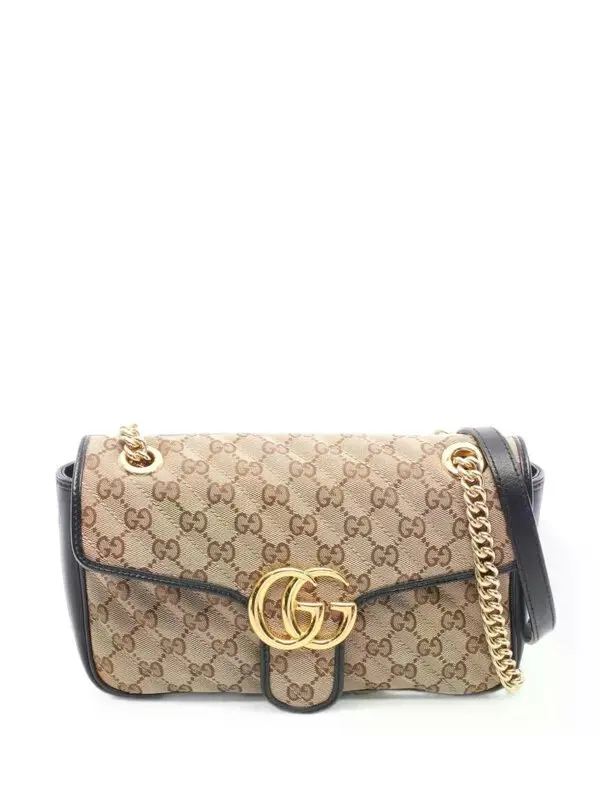 Gucci 2010s Small Gg Marmont Quilted Shoulder Bag