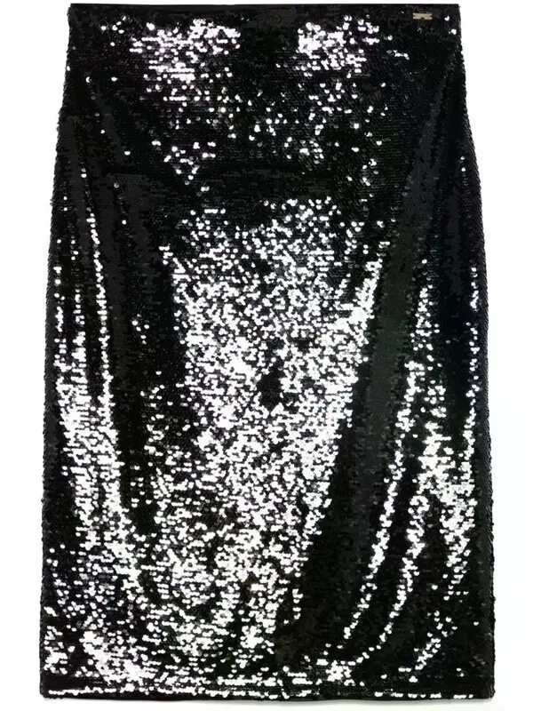 Armani Exchange Sequinned Midi Skirt