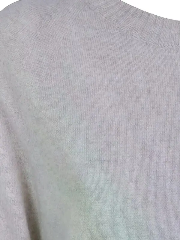 D.exterior Cashmere Raglan Sleeve Crew Neck Sweater