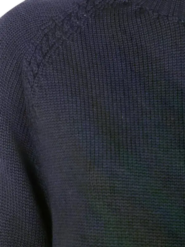 Rossopuro Cable-knit High-neck Sweater