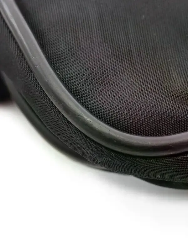 Prada Saffiano Leather Trimmed Messenger Bag