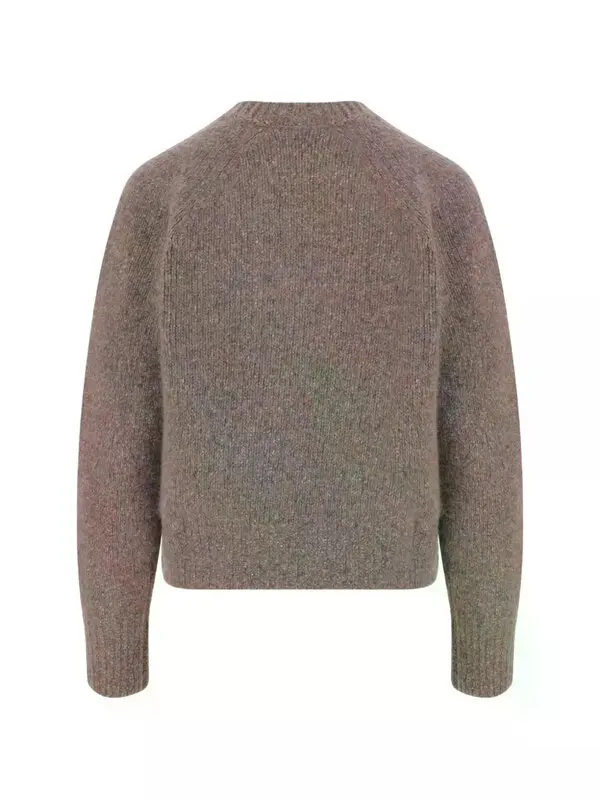 ALLUDE Crew-neck Raglan-sleeve Sweater