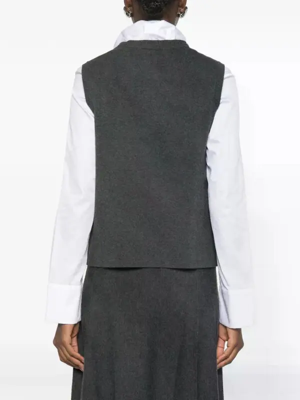 YERSE Button-front Gilet