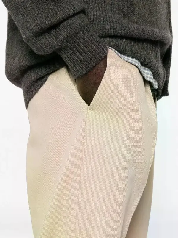 PT TORINO Pleated Twill Trousers