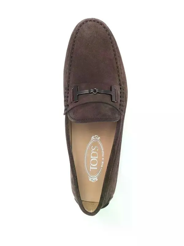 TOD'S Suede Bar Loafers