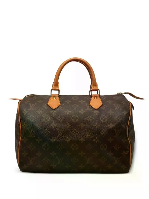 LOUIS VUITTON 1992 Monogram Speedy 30 Boston Bag - Brown